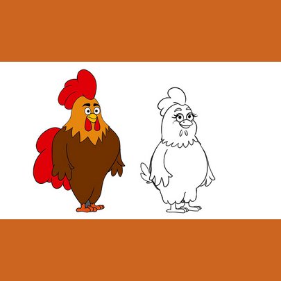 Hen and rooster character design for animation by Parimah Ejresh - on ...