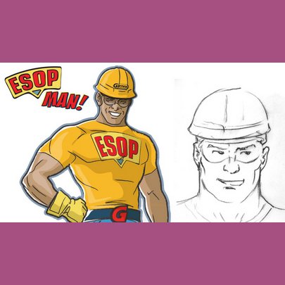 ESOP Man Character Design and Comic Strip by StudioTrujillo - on Twine.