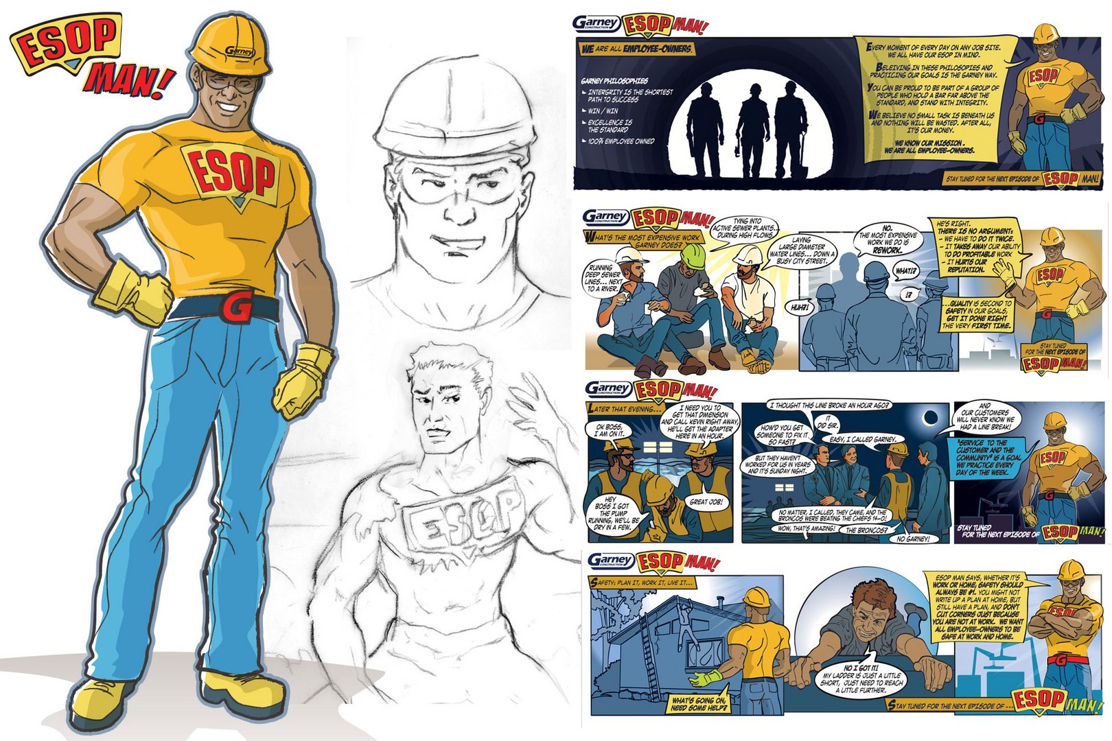 ESOP Man Character Design and Comic Strip by StudioTrujillo - on Twine.