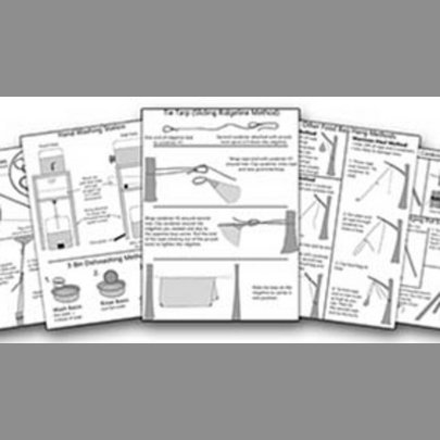 Digital Product: Printable Camping Cheat Sheets by dianevukovic - on Twine.