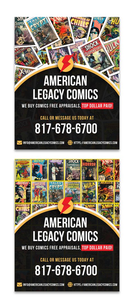 American Legacy Comic Ads by Octagram - on Twine.