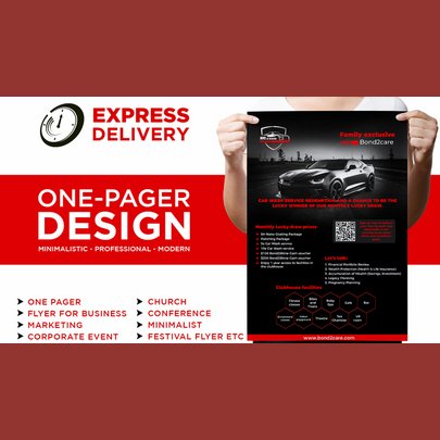 I will make a professional one pager flyer design for your business by ...