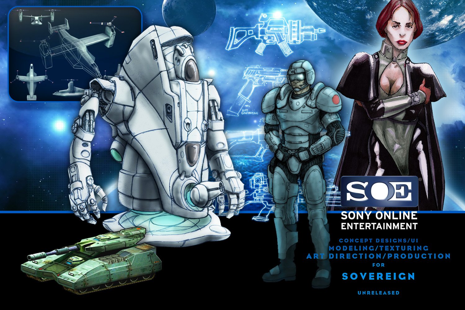 Visual Concept Design - 3D Models and Textures by Macabone - on Twine.