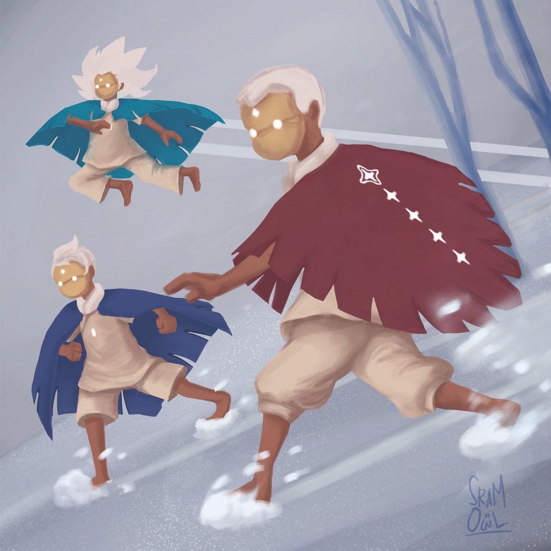 Sky Children of Light fan art by SramOwl - on Twine.