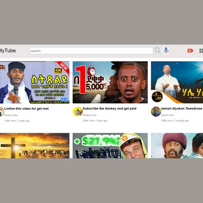 youtube clone using html and css by yohannis - on Twine.