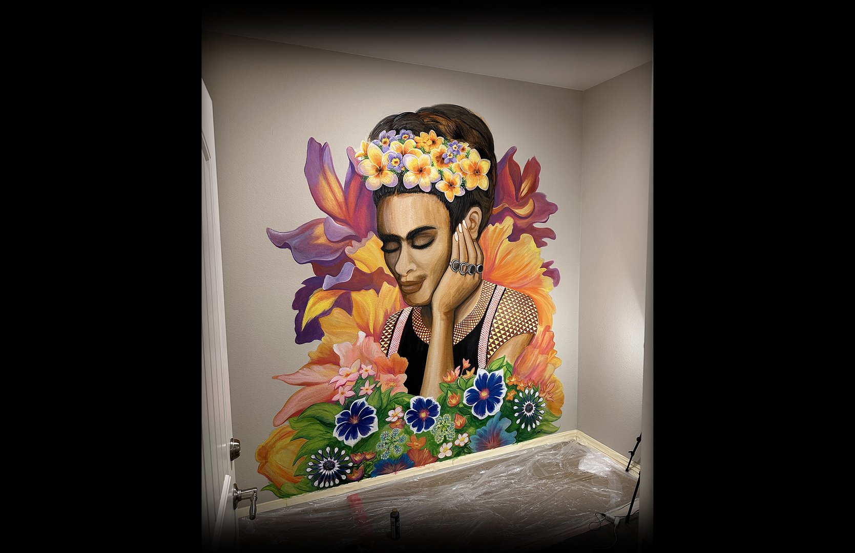 Frida Kahlo Mural Painting By Jazefxart On Twine