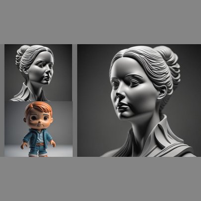 Sculpt 3d model, 3d toy figure, 3d sculpture, character modeling ...