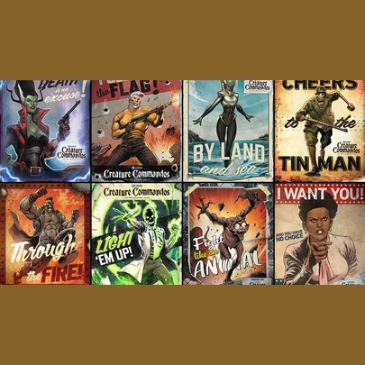 Creature Commandos - Character Cards by Christopher Higginson - on Twine.