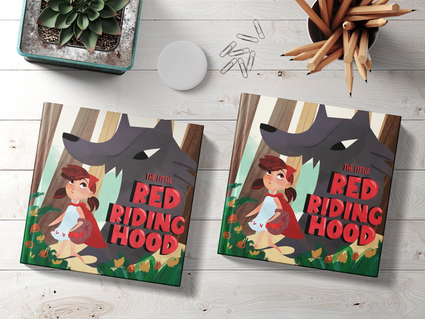 Little Red Riding Hood Book Cover Design by julizhu - on Twine.