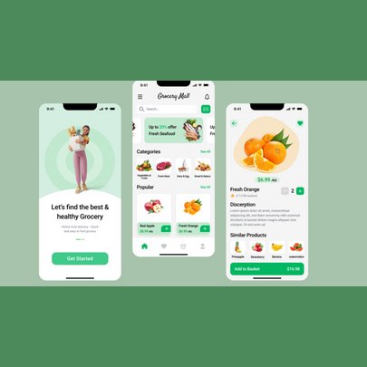 Grocery Mall ( IOS App Design ) by OMARUX - on Twine.